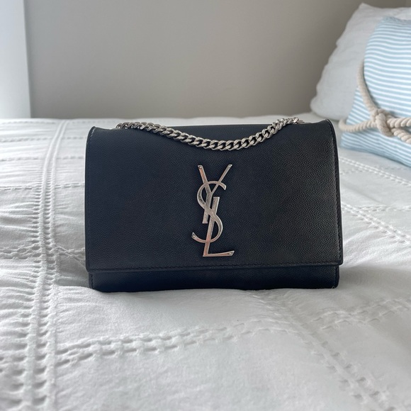 Yves Saint Laurent | Bags | Ysl Kate Small Crossbody Bag In Grained ...